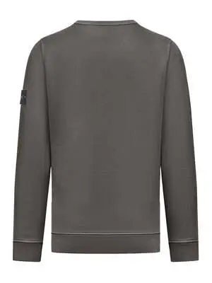 Stone Island Crewneck Sweatshirt With Compass Logo