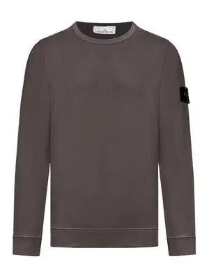 Stone Island Stone Island Men Crewneck Sweatshirt With Compass Logo Multicolor