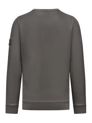 Stone Island Compass Logo Crewneck Sweatshirt - Multicolor