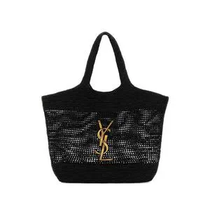 Saint Laurent Tote Bags - Black