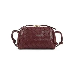 Bottega Veneta Leather Concert Bag - Red