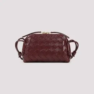 Bottega Veneta Leather Concert Bag - Red