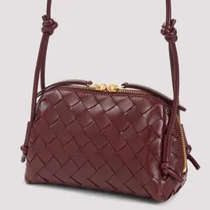 Bottega Veneta Leather Concert Bag - Red