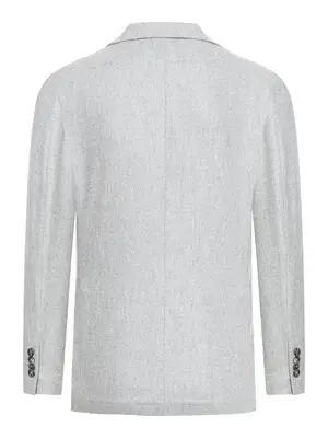 Tagliatore Tailored Wool Suit - Silver