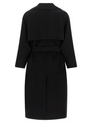 Max Mara Operoso Dressing Gown Coat - Black