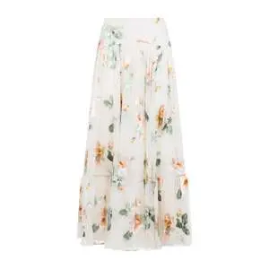 Zimmermann Carousel Burnout Midi Skirt - Multicolor