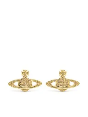 VIVIENNE WESTWOOD Mini Bas Relief Earrings - Silver