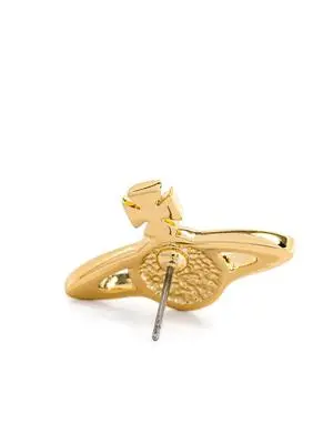 VIVIENNE WESTWOOD Mini Bas Relief Earrings - Silver
