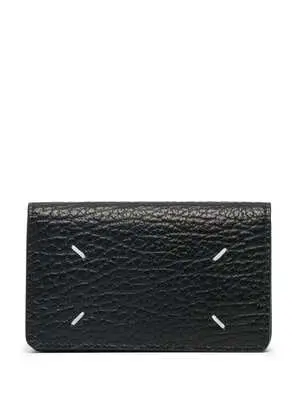 MAISON MARGIELA Snap Button Closure Four Stitches Bifold Card Holder