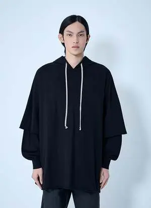 Rick Owens Tommy Hustler Hoodie - Black