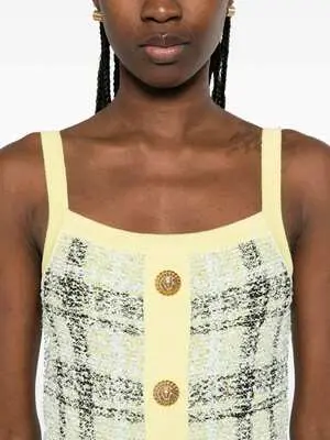 Balmain Short Dress With Buttons