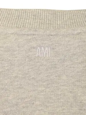 AMI Paris De Coeur Sweatshirt - Gray