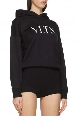 Valentino Garavani Hooded Bodysuit - Black