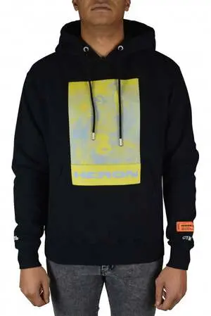 Heron Preston Cotton Hoodie - Black