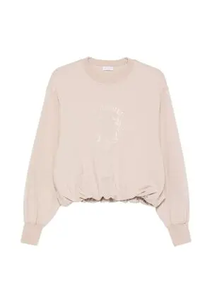 Brunello Cucinelli Cotton Crewneck Sweatshirt - Multicolor