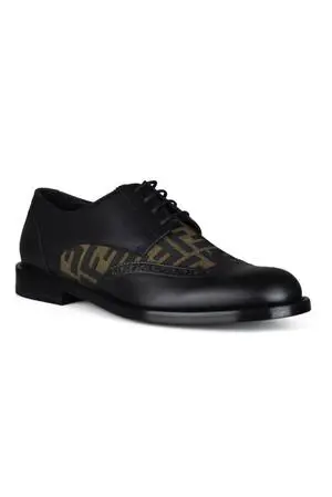 Fendi Leather Derbies