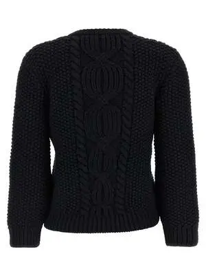 Saint Laurent Wool Sweater With Processing