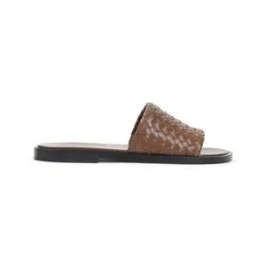 Bottega Veneta Elio Mule Sandals - Brown