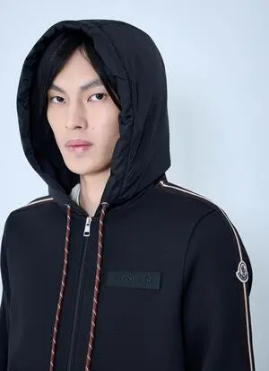 Moncler Zip-up Hoodie With Logo Detail