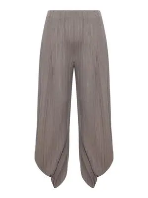 Giorgio Armani Pleated Jersey Trousers - Multicolor