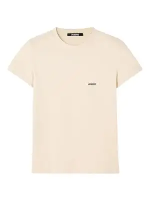 Jacquemus Le T-shirt Gros Grain In Cotton - Multicolor