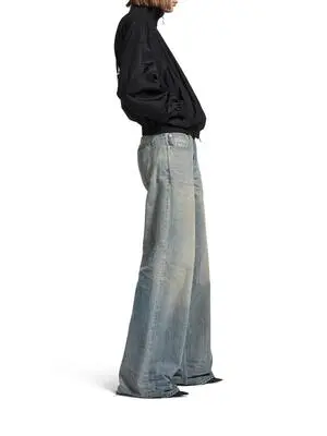 Balenciaga Organic Cotton Denim Trousers - Multicolor