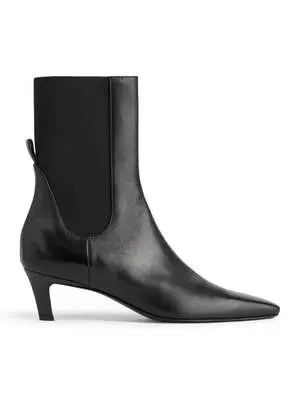 TOTEME Leather Mid-heel Boots