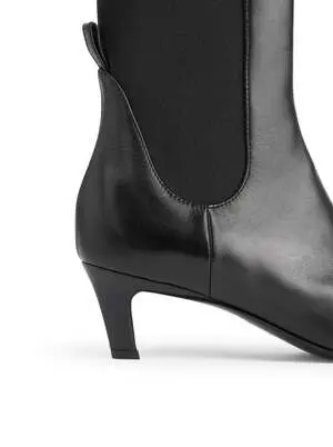 TOTEME Leather Mid-heel Boots