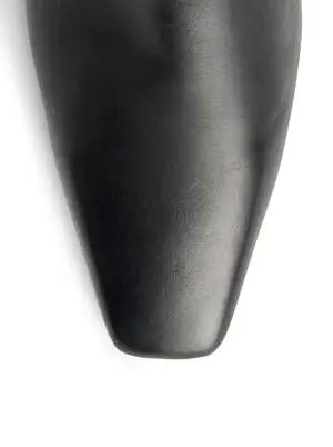 TOTEME Leather Mid-heel Boots