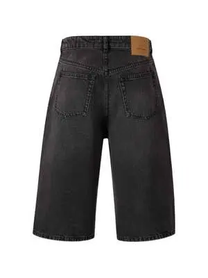 AMI Paris Large Fit Bermuda Shorts Used Denim