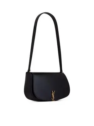 Saint Laurent Voltaire Mini Leather Box - Black