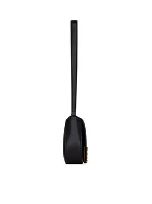 Saint Laurent Voltaire Mini Leather Box - Black