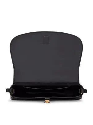 Saint Laurent Voltaire Mini Leather Box - Black