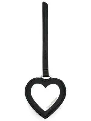VIVIENNE WESTWOOD Heart Mirror Charm - Black