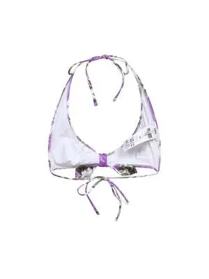 Chloé Rose-printed Bikini Top - Multicolor