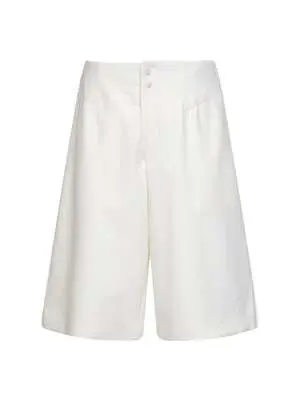 Jacquemus White The Moisson Tailored Bermuda Shorts - Multicolor
