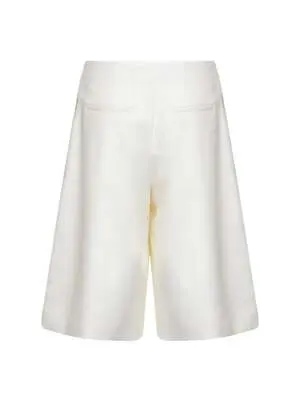 Jacquemus White The Moisson Tailored Bermuda Shorts