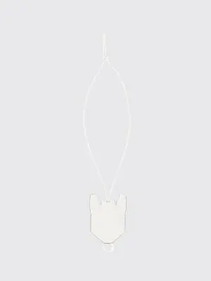 Loewe Futurist Cat Calfskin Keychain - White