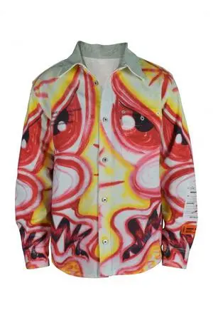 Heron Preston Multicolored Denim Jacket