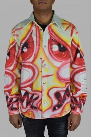 Heron Preston Multicolored Denim Jacket