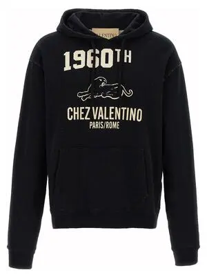 Valentino Garavani Printed Hoodie - Black