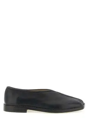 LEMAIRE Piped Slip On Slippers - Brown