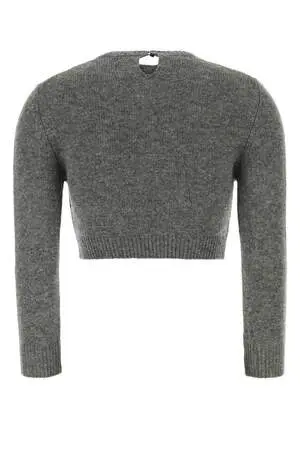 JIL SANDER Wool Blend Sweater - Gray