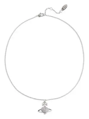 VIVIENNE WESTWOOD Agnatha Bas Relief Pendant Necklace - Silver