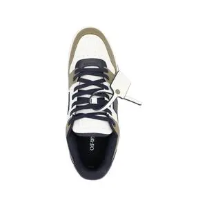 Off-White Calf Leather Low-top Trainers - Green