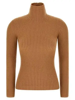 Max Mara Max Mara Women 'Aral1234' Turtleneck Sweater Cream