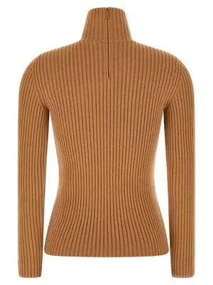 Max Mara Aral1234' Turtleneck Sweater - Cream