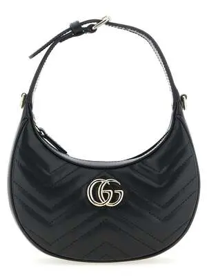 Gucci Gg Marmont' Small Shoulder Bag - Black