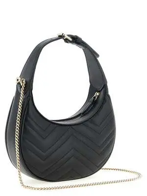 Gucci Gg Marmont' Small Shoulder Bag - Black