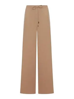Max Mara Wide Silk Trousers - Multicolor